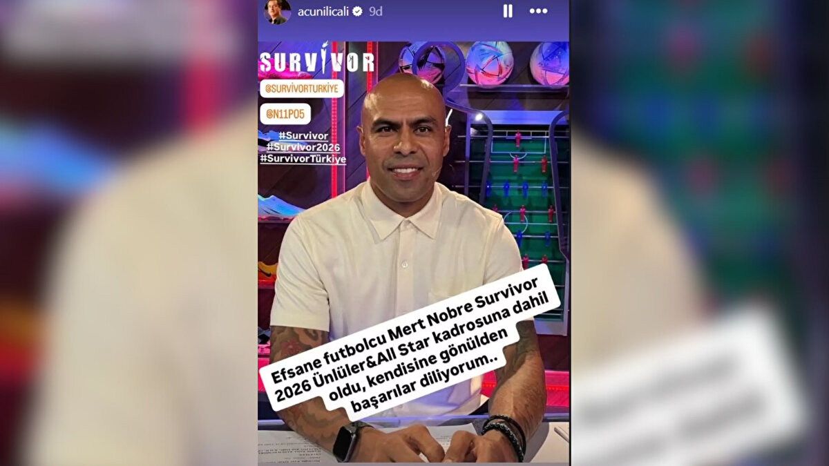 Acun Ilıcalı duyurdu: Ünlü futbolcu Survivor yolcusu – Güncel Haberler ...